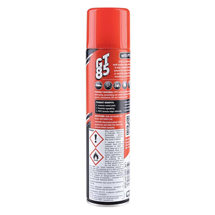 GT85 Multipurpose PTFE Spray 400ml – Motion Plus Limited